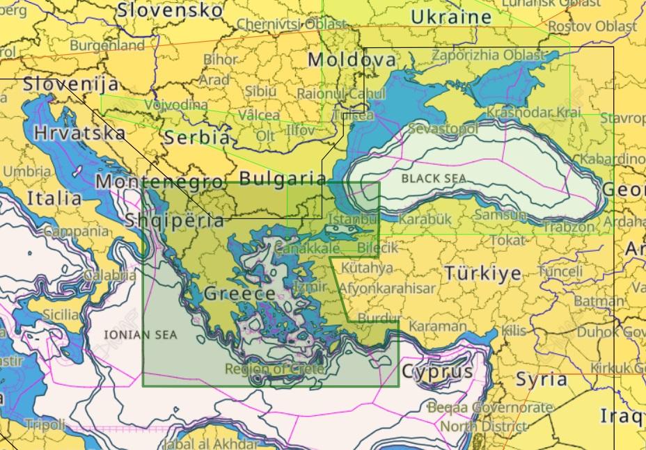 C-Map 4D Marmara Ege Harita Kartı EM-D128.56, M-EM-D128-MS, cmap